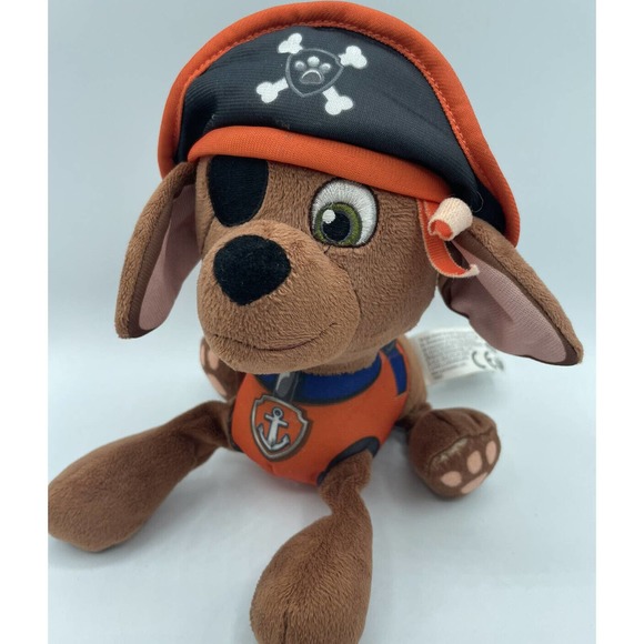 Toys | Zuma Dog Puppy Paw Patrol Pirate Plush Stuffed Animal Spin ...